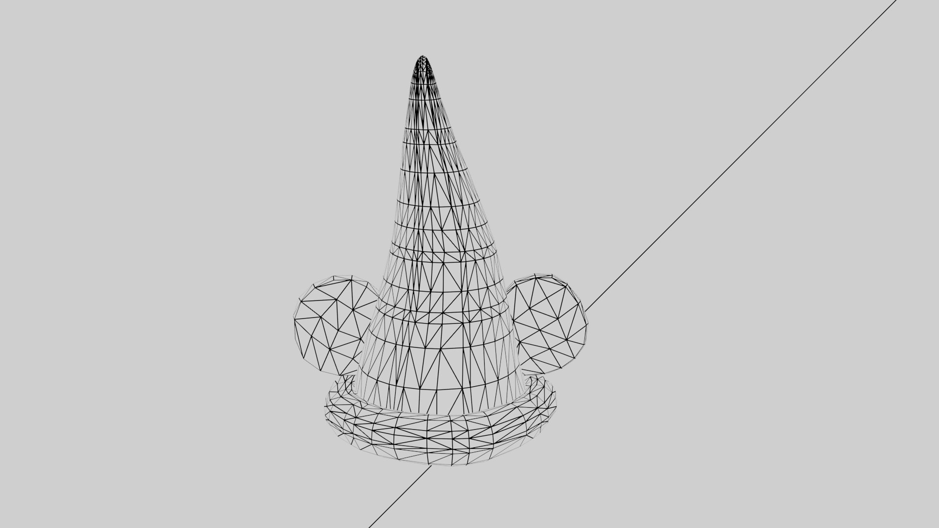Mickey Mouse Sorcerer Hat 3D Model - TurboSquid 2282462
