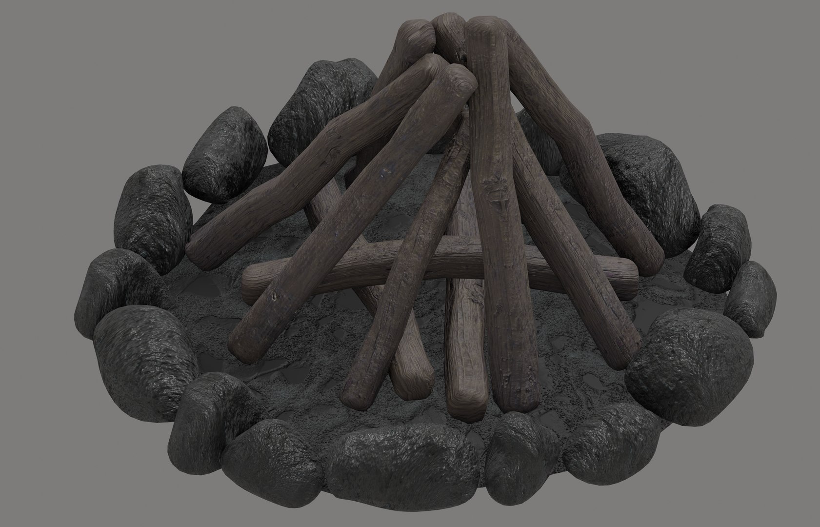 3D Model Campfire - TurboSquid 2044716