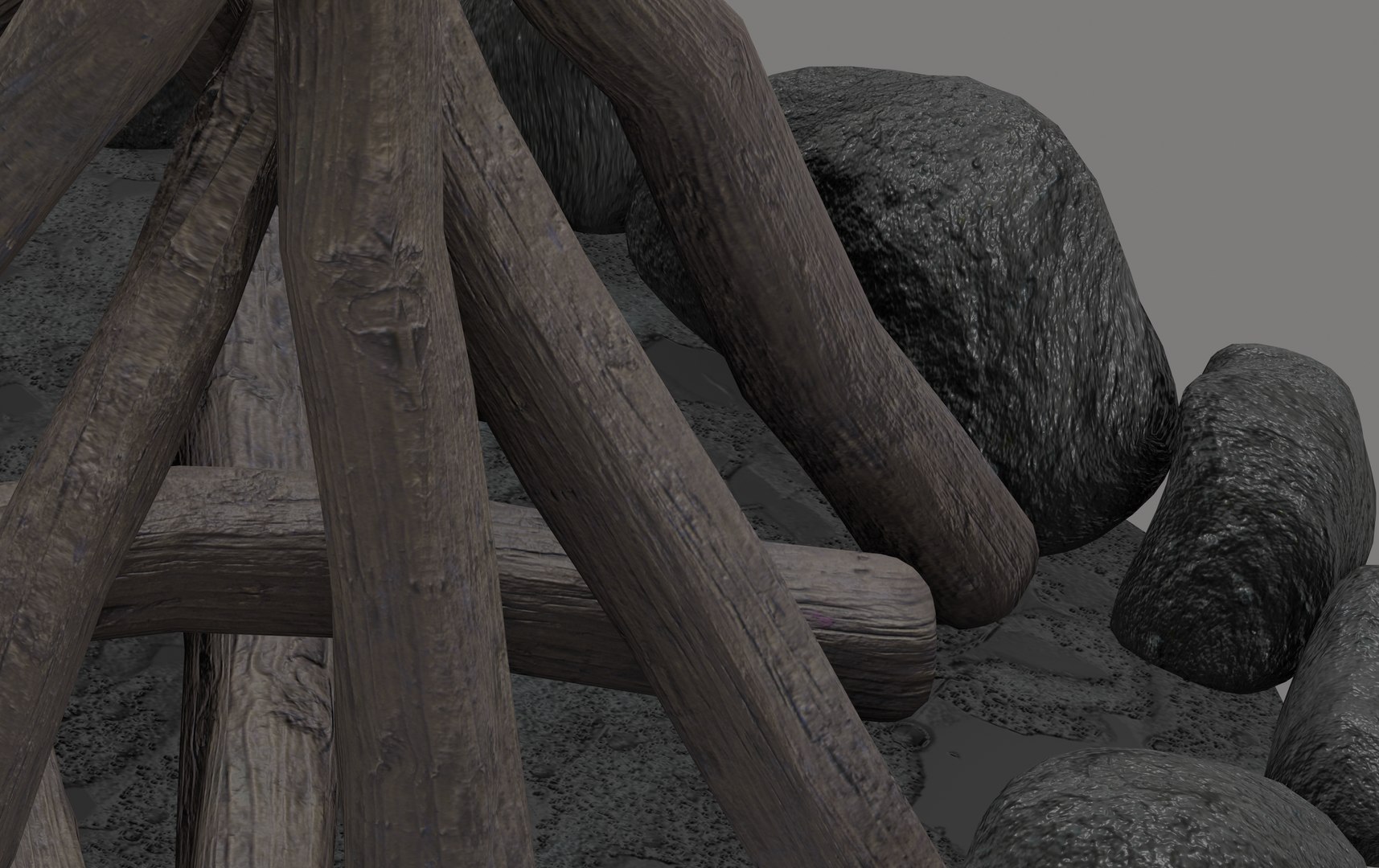 3D Model Campfire - TurboSquid 2044716
