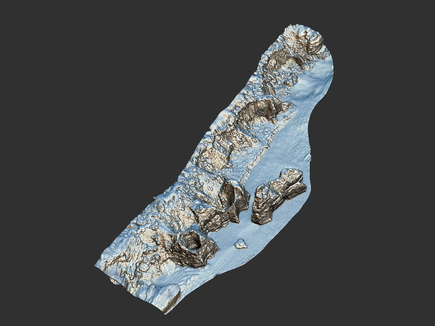 3D Ocean Cliff 16k - TurboSquid 1412661