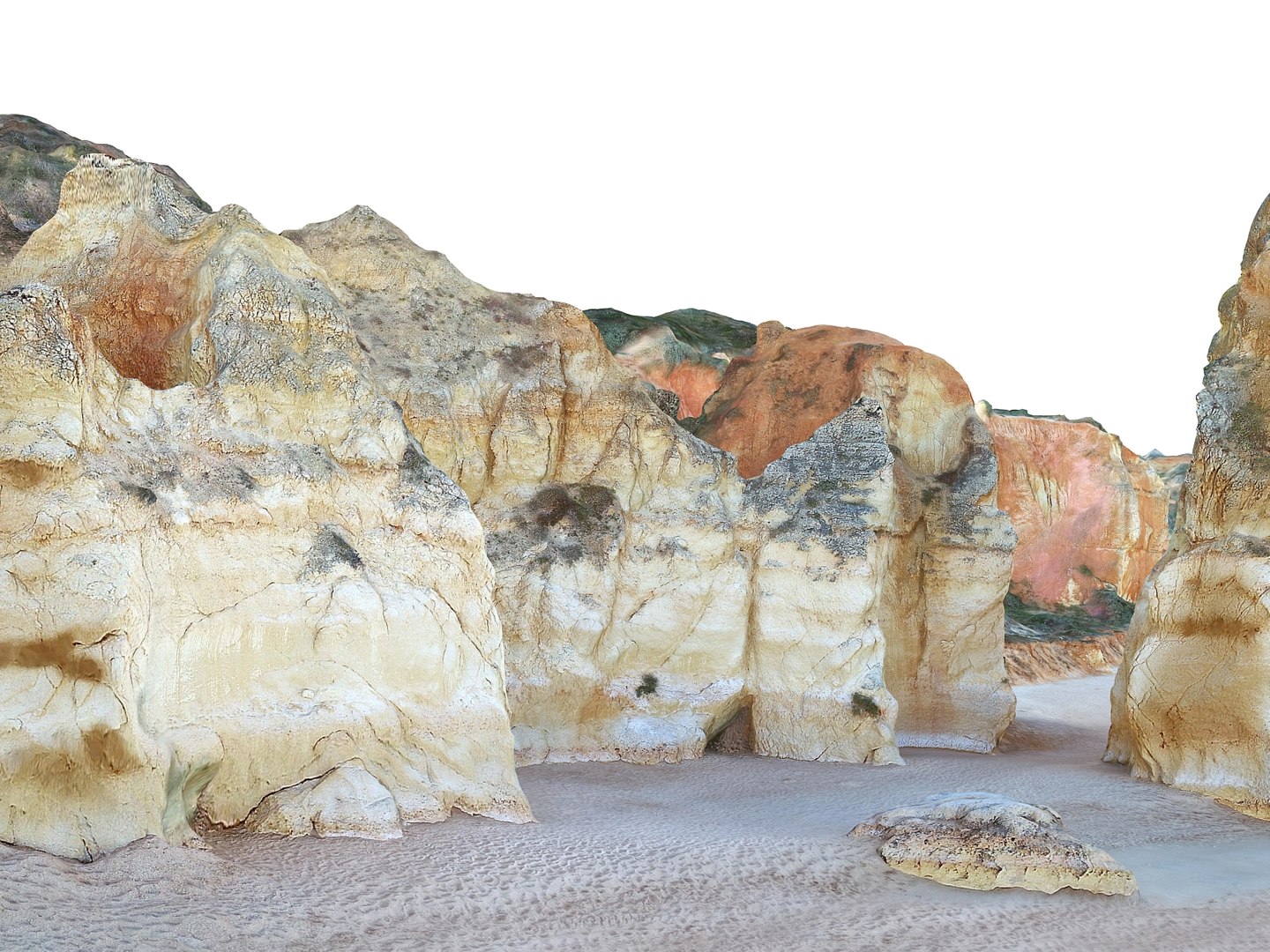3D Ocean Cliff 16k - TurboSquid 1412661