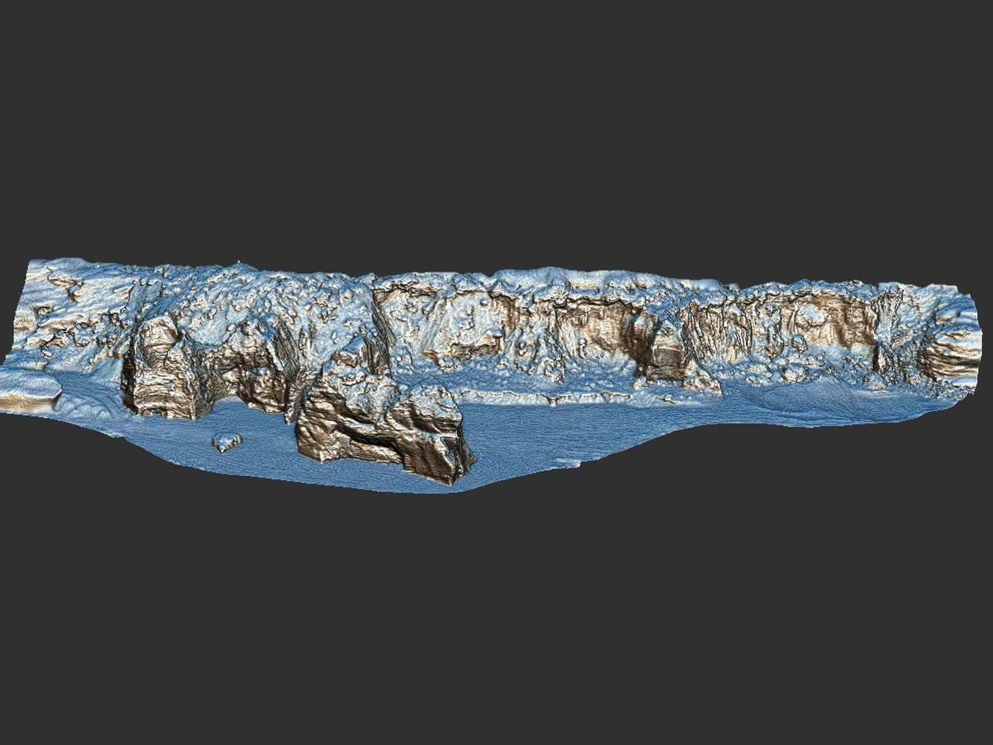 3D Ocean Cliff 16k - TurboSquid 1412661