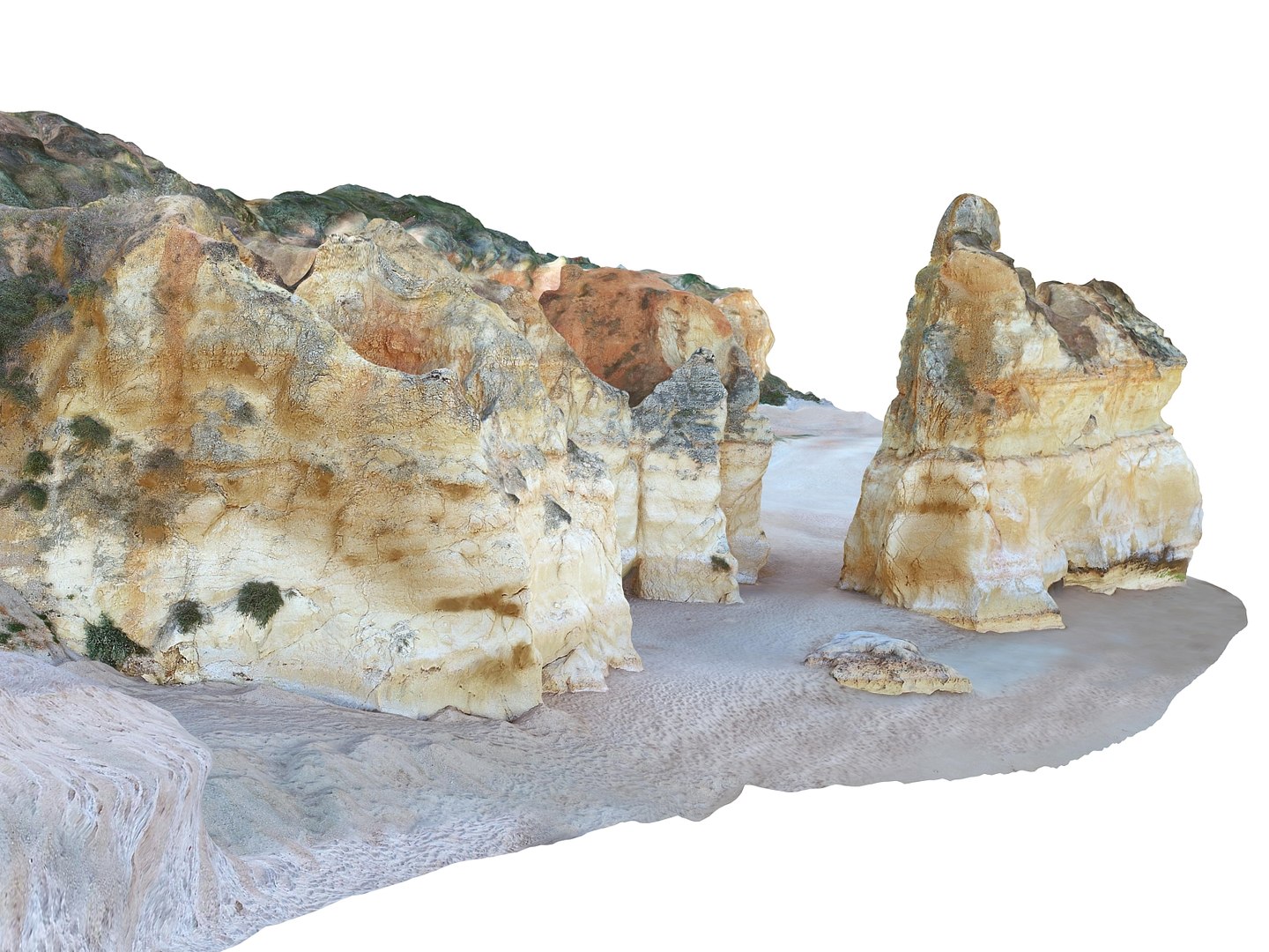 3D Ocean Cliff 16k - TurboSquid 1412661