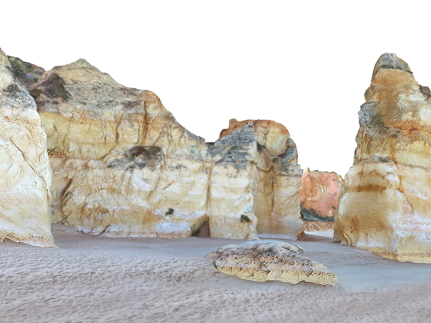 3D Ocean Cliff 16k - TurboSquid 1412661