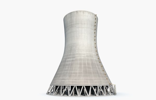 Cooling tower 3D model - TurboSquid 1287624