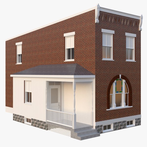 Free Blender House-House-Victorian-Architecture Models | TurboSquid