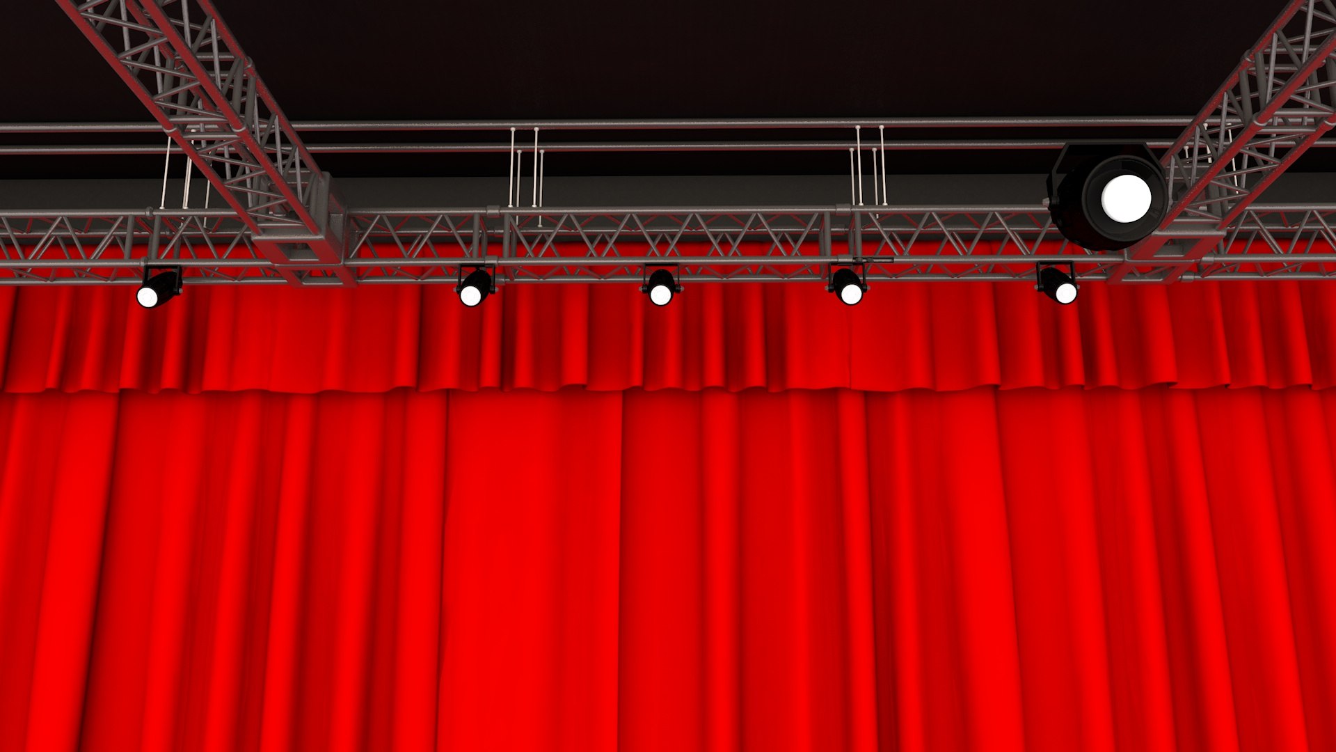 3D Full Theater Stage Model - TurboSquid 1807660