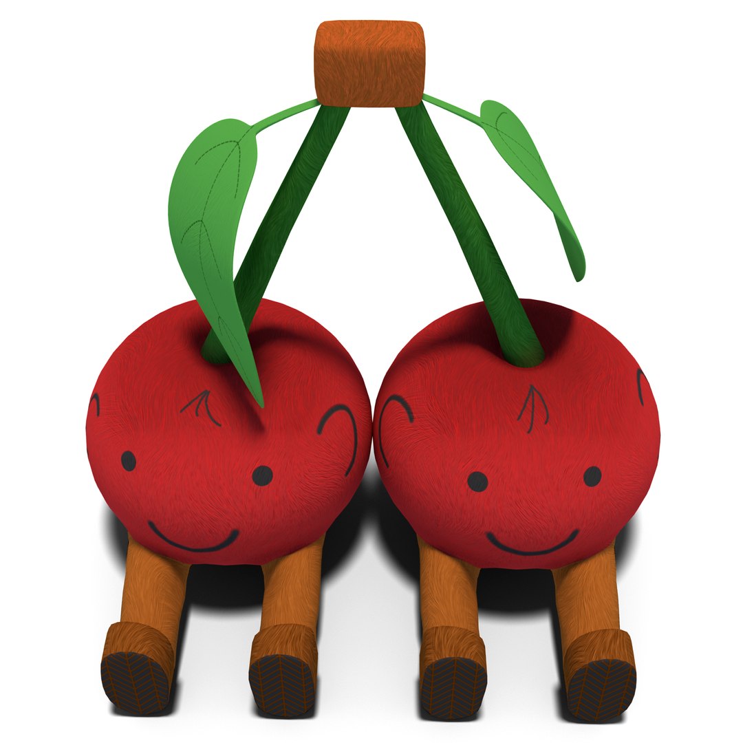 3D Cherry Stuffed Toy - TurboSquid 2095399