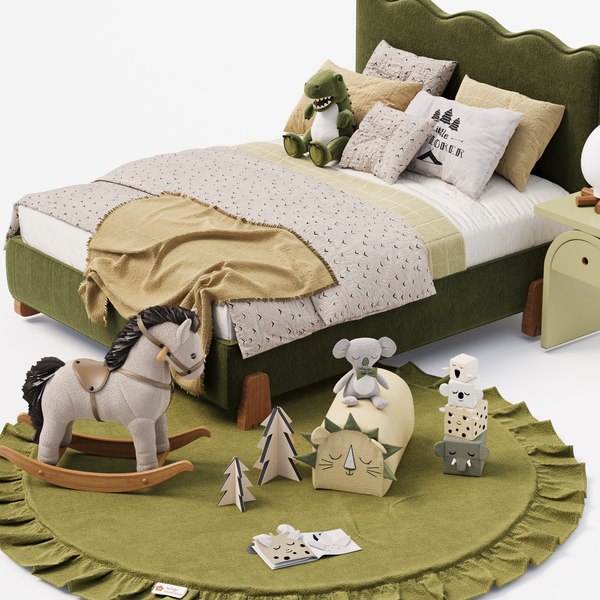 Child bed Modelo 3D - TurboSquid 2024111
