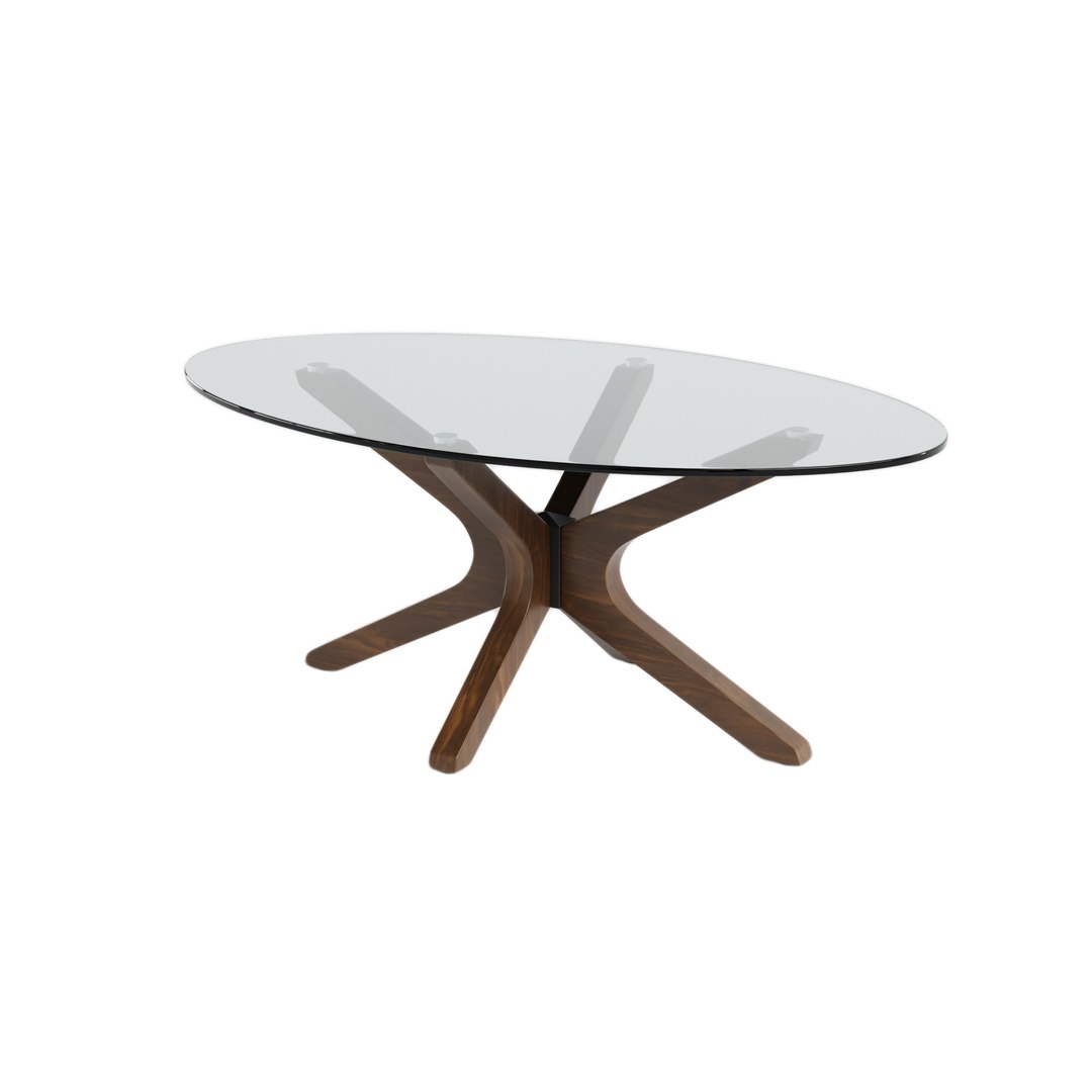 Crossway Center Table 3D Model - TurboSquid 2206458