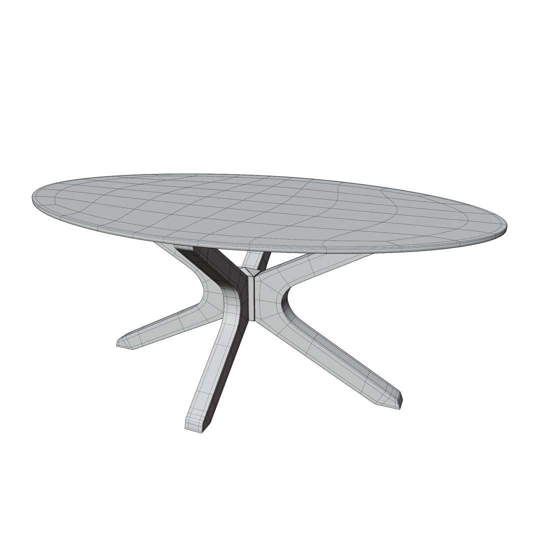 Crossway Center Table 3D Model - TurboSquid 2206458
