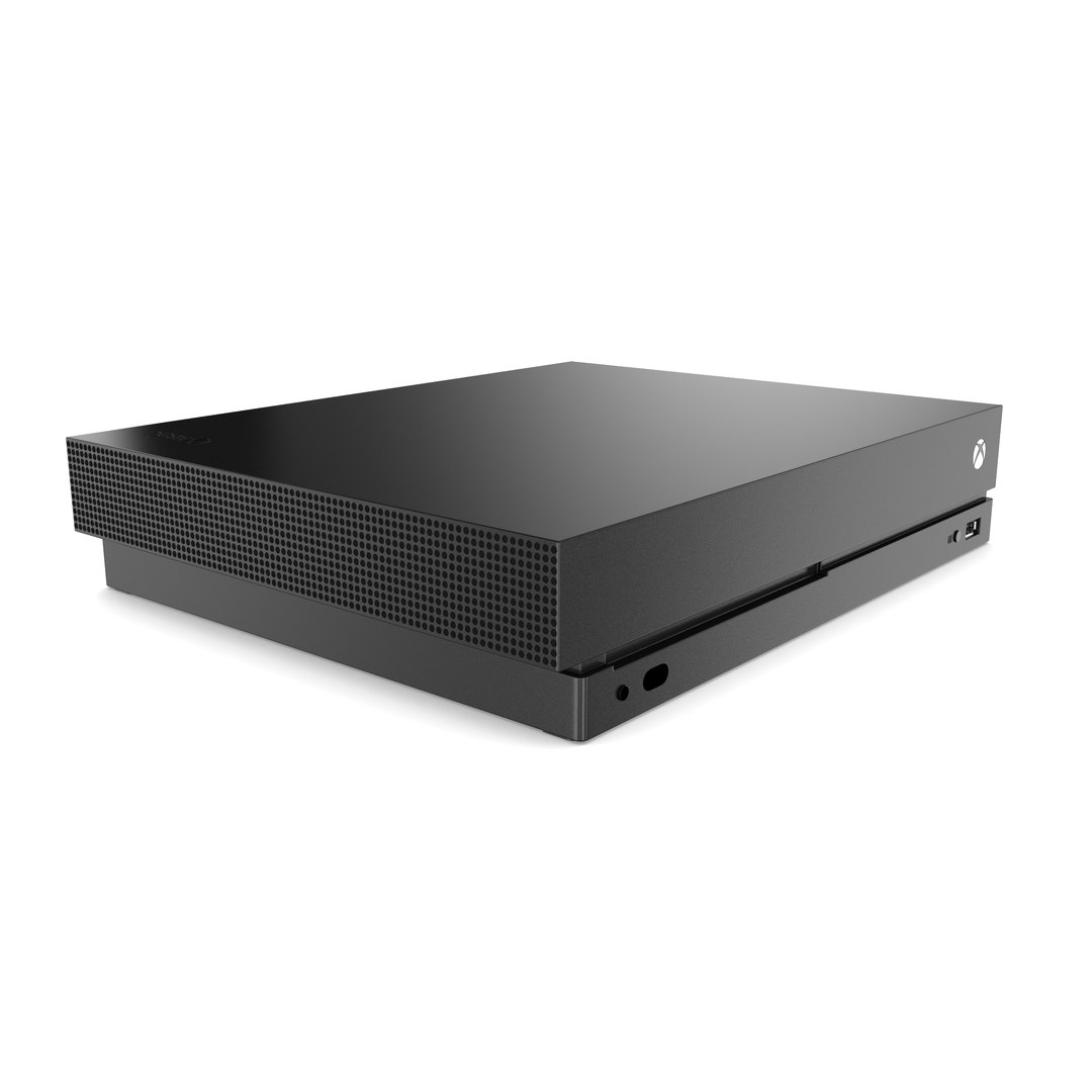 Xbox X Console 3D Model - TurboSquid 1175200