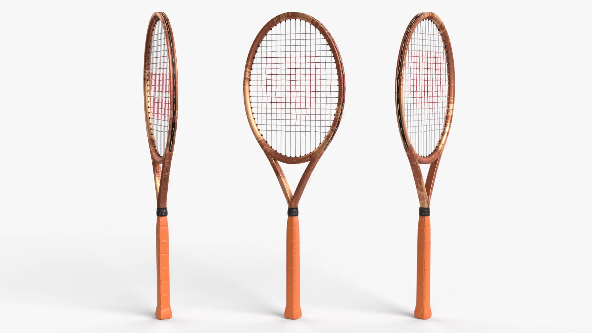 3D Collection Of Tennis Rackets And Balls Model - TurboSquid 2096749