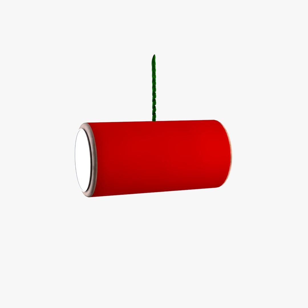 3D Fire Cracker model - TurboSquid 1810815