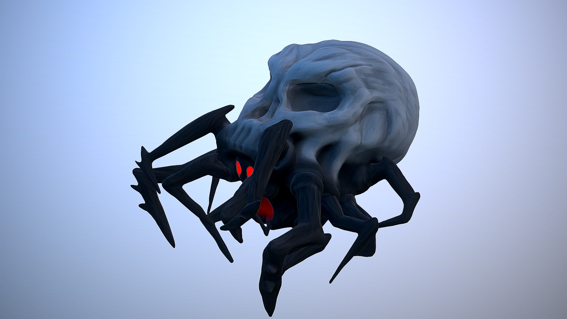 Spider skull 3D model - TurboSquid 1308078