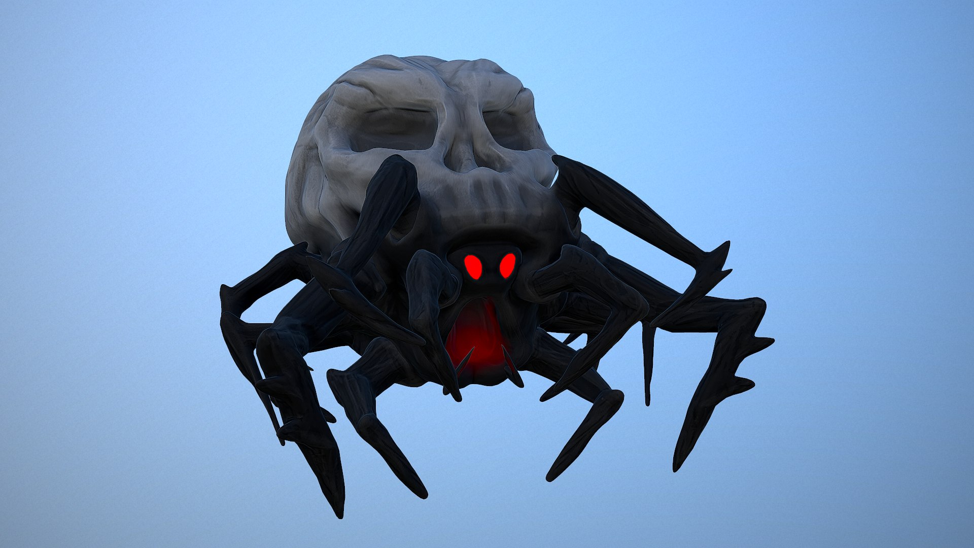 Spider skull 3D model - TurboSquid 1308078