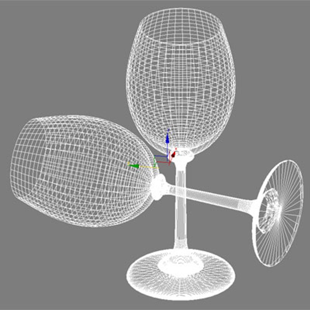 Wine Glass 3d Model