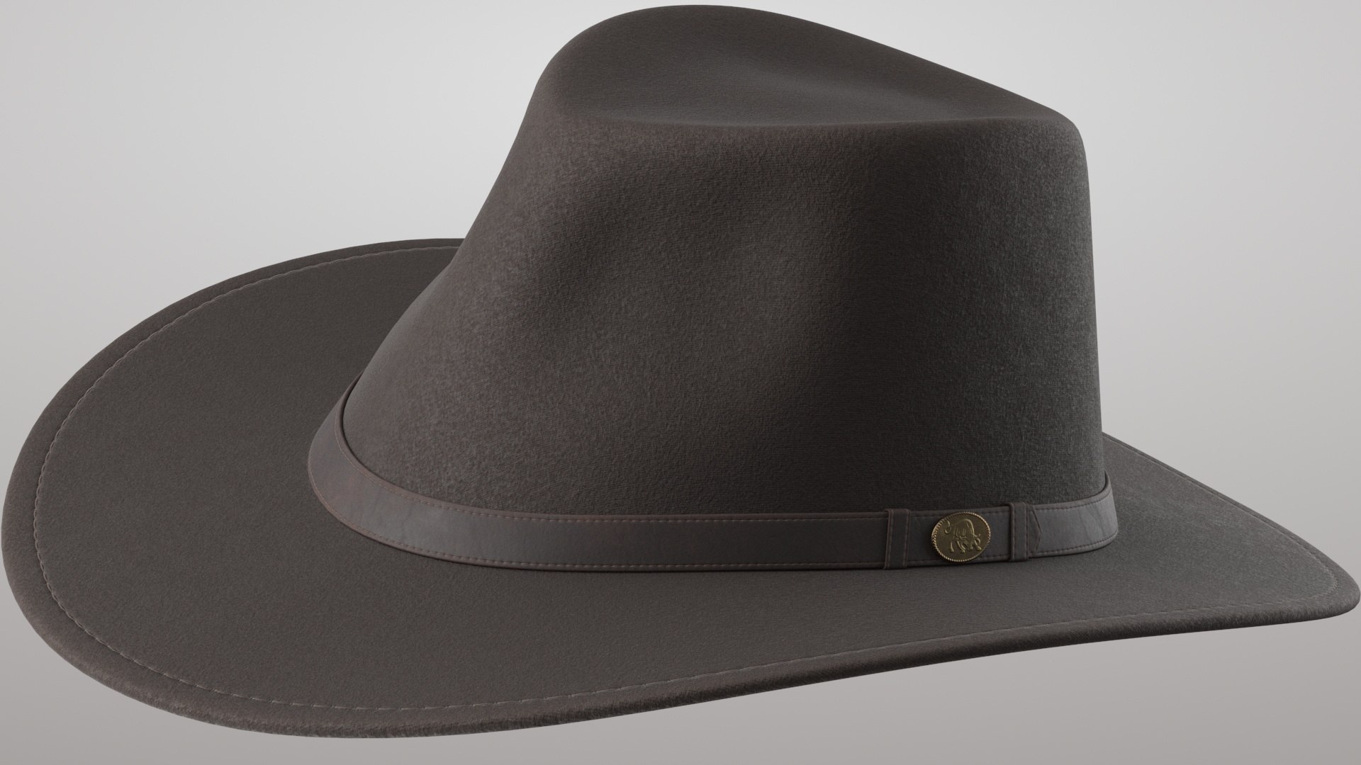 3D Cowboy Hat PBR Model - TurboSquid 2207936