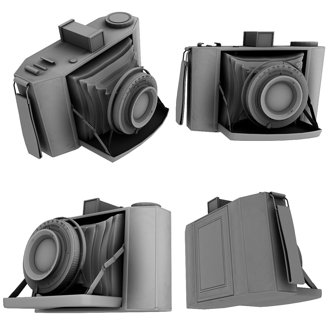 3d Model Video Camera