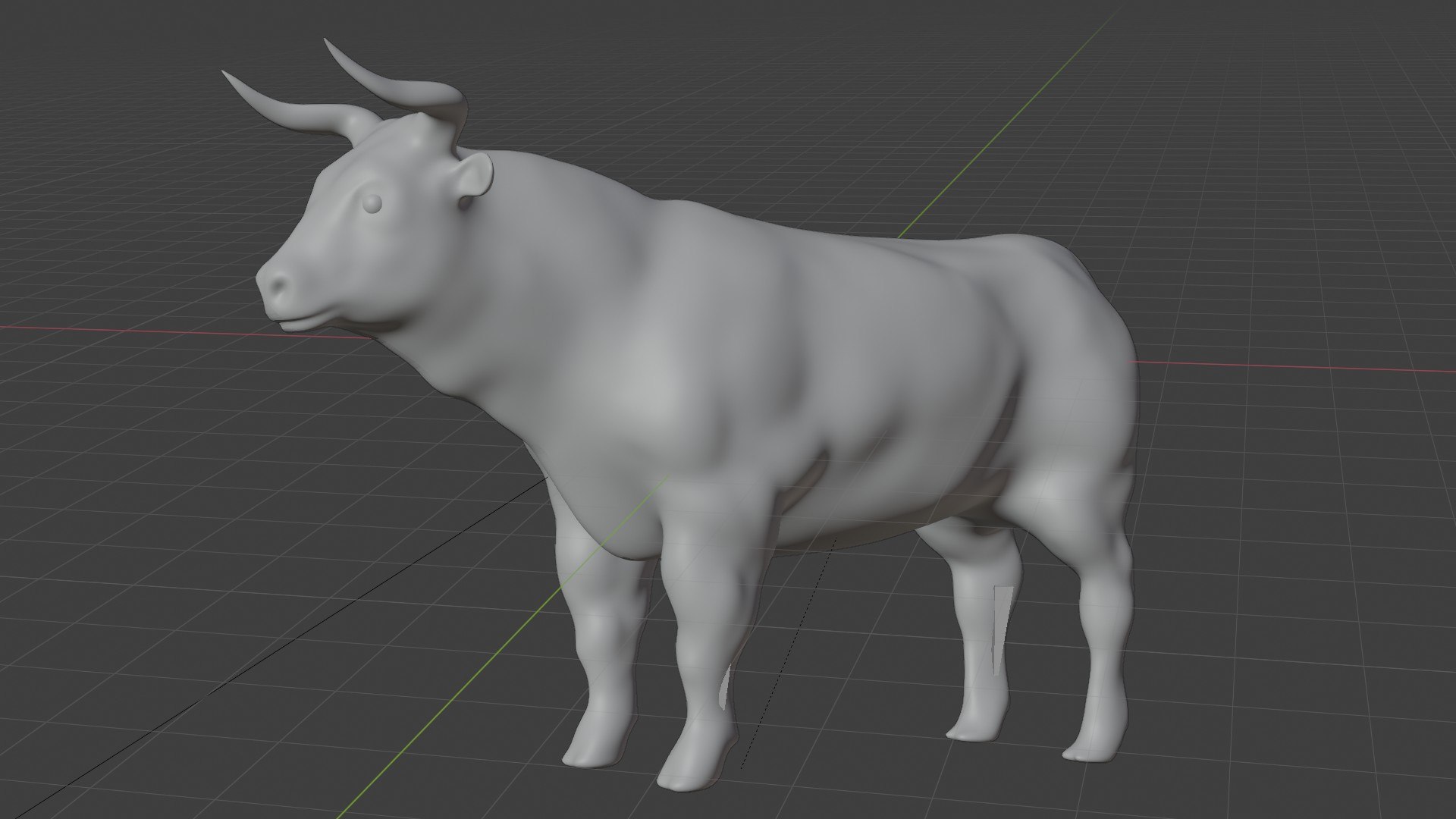 Brown Bull Ox Model - TurboSquid 1666427