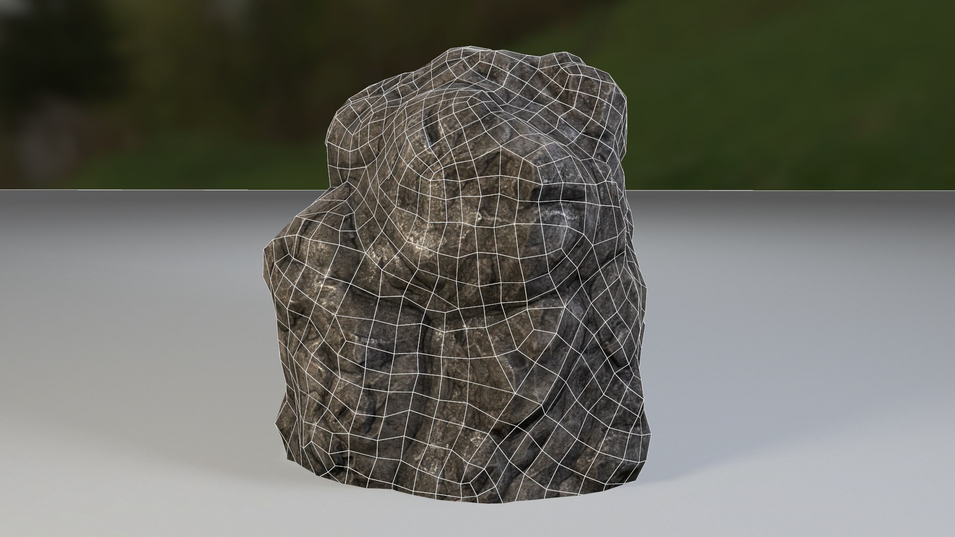3d Ready Rock Formation Model