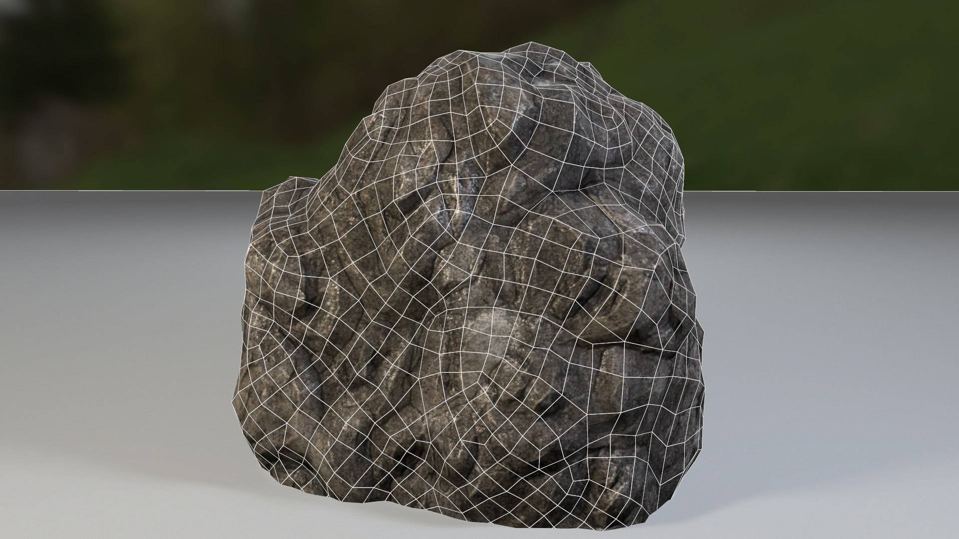 3d Ready Rock Formation Model