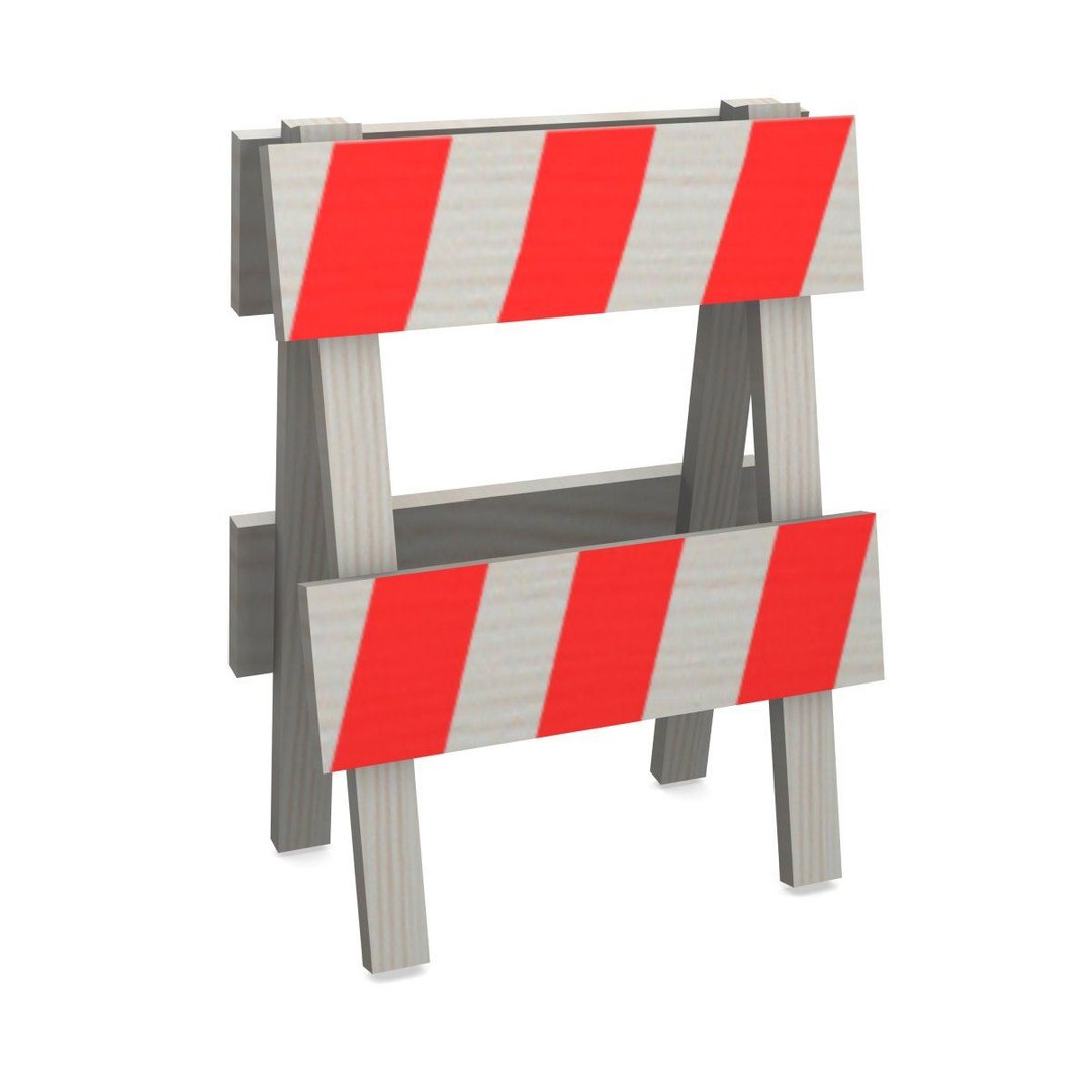 3d traffic barriers model