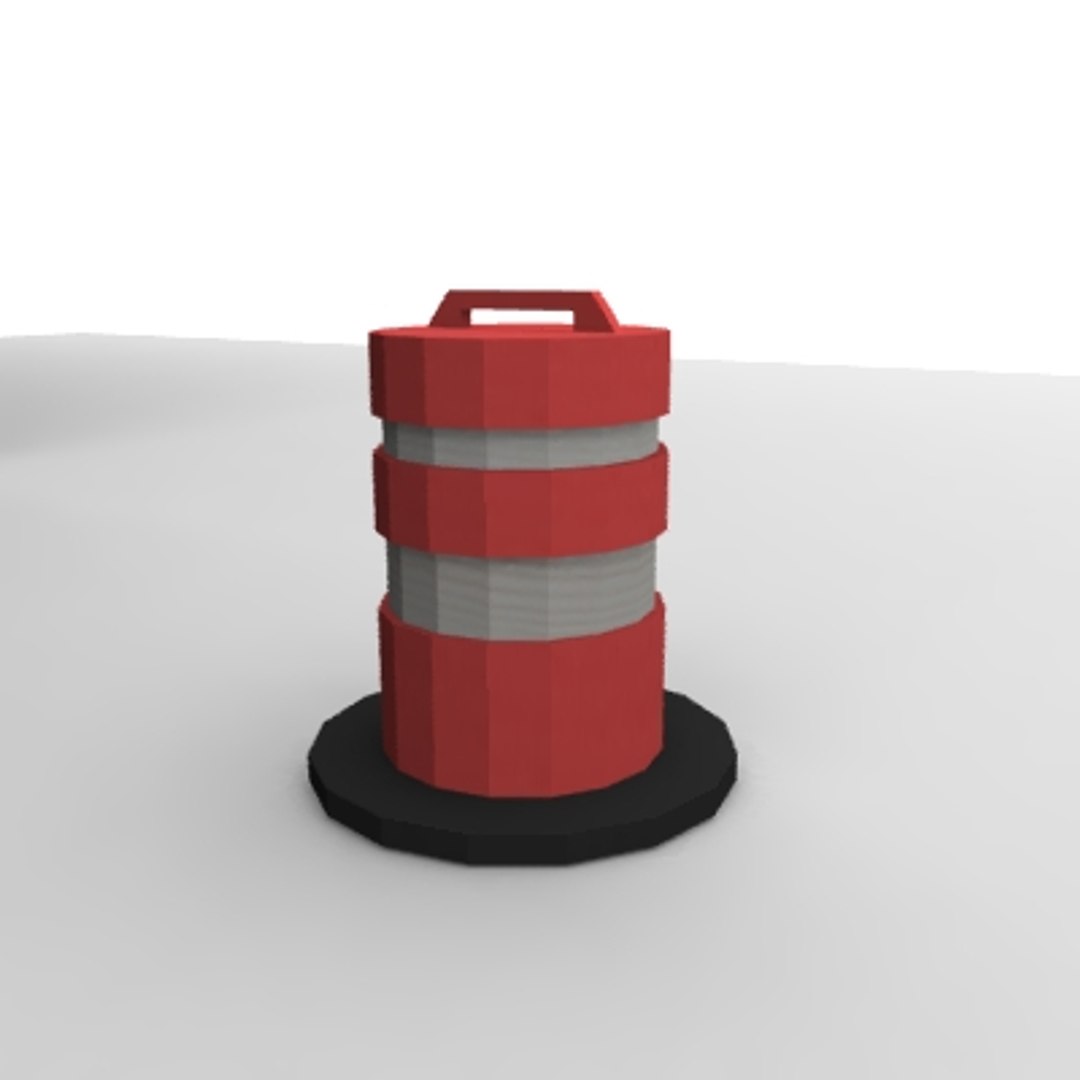 3d Traffic Barriers Model