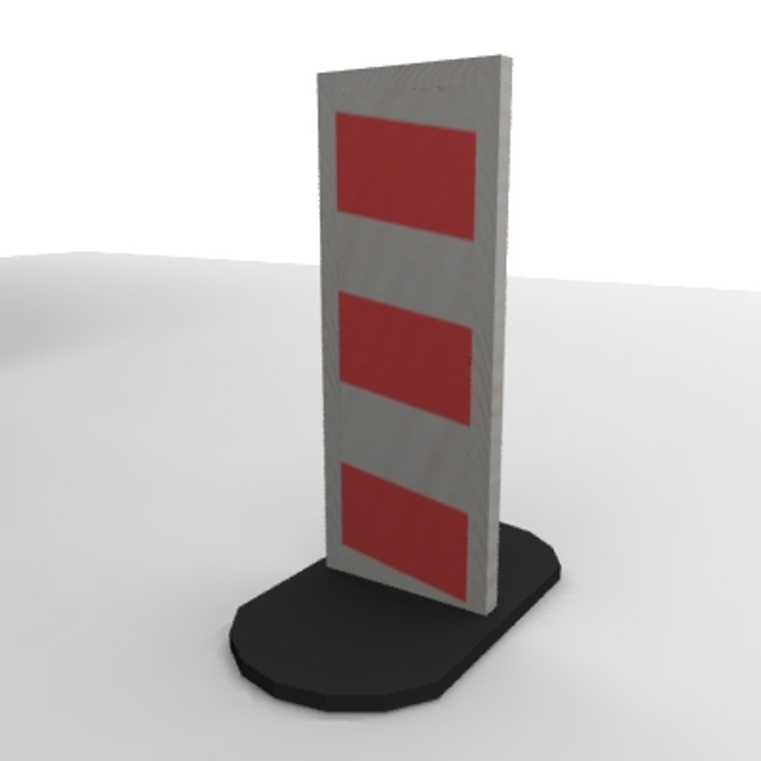 3d Traffic Barriers Model