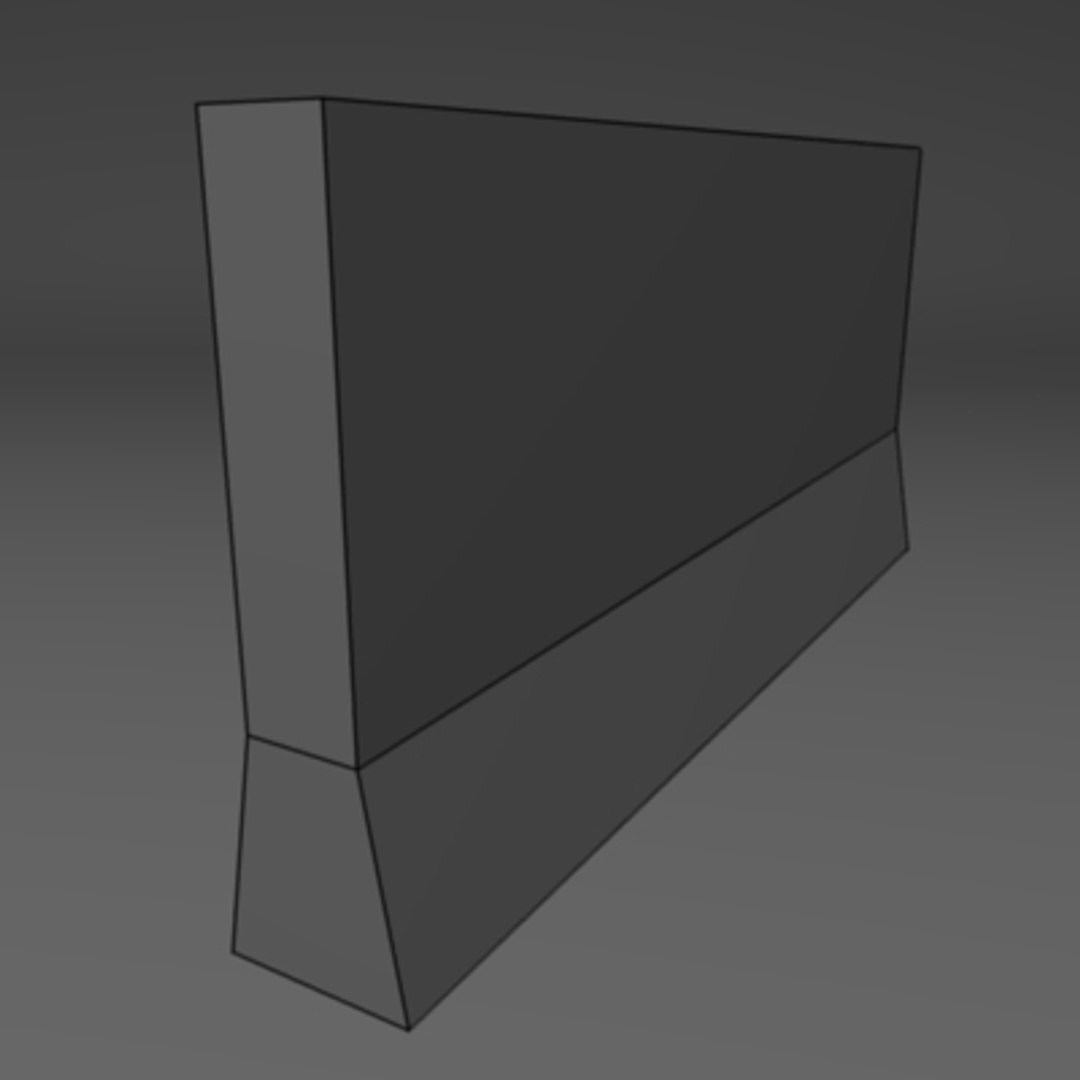 3d Traffic Barriers Model