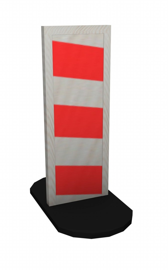 3d traffic barriers model