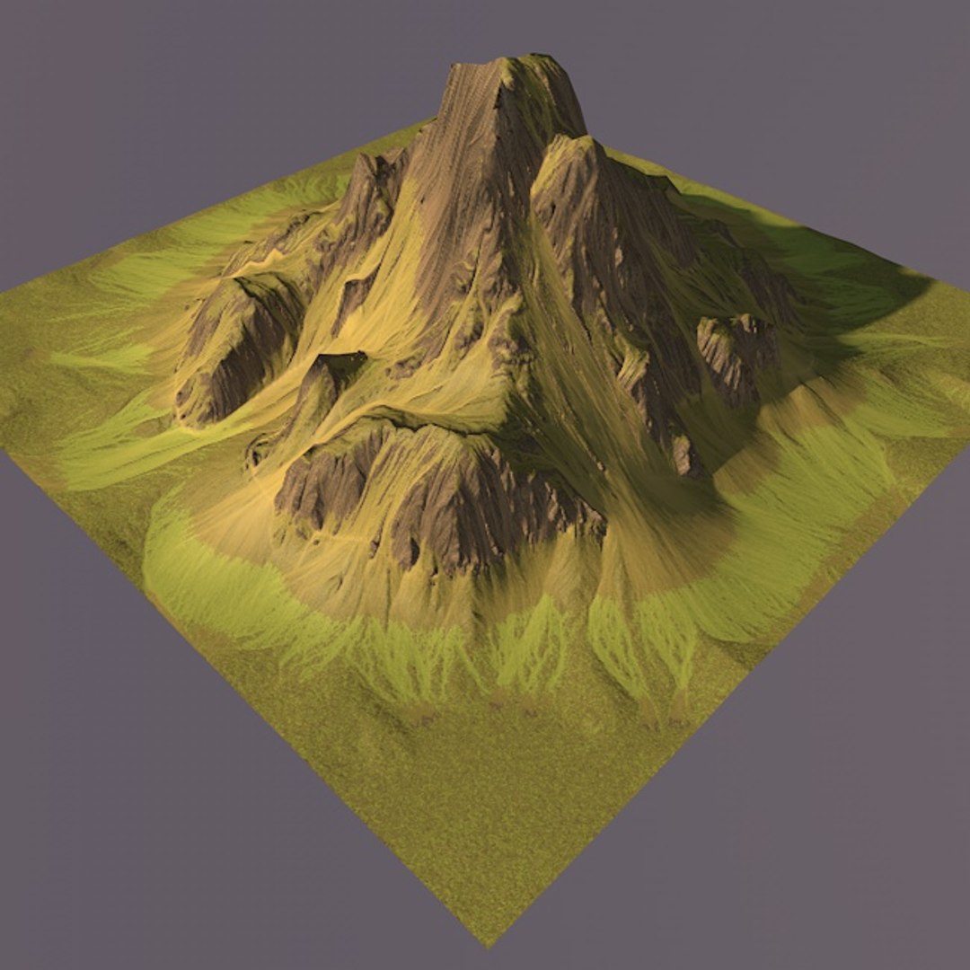 3dsmax Mountain Maps Terrain