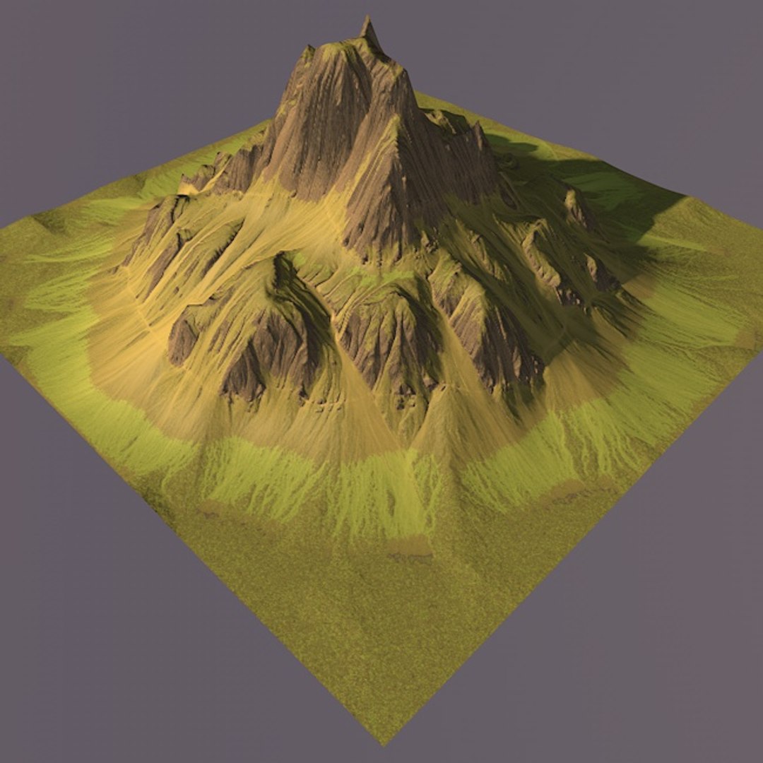 3dsmax Mountain Maps Terrain