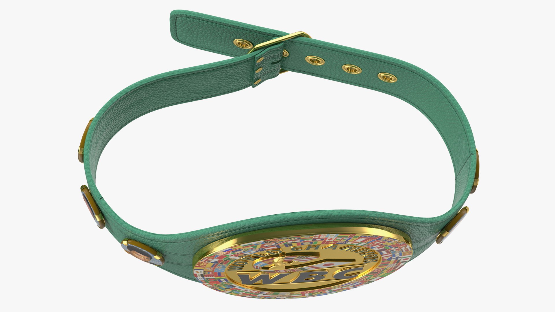 3D Model Wbc Champion Belt - TurboSquid 1472475