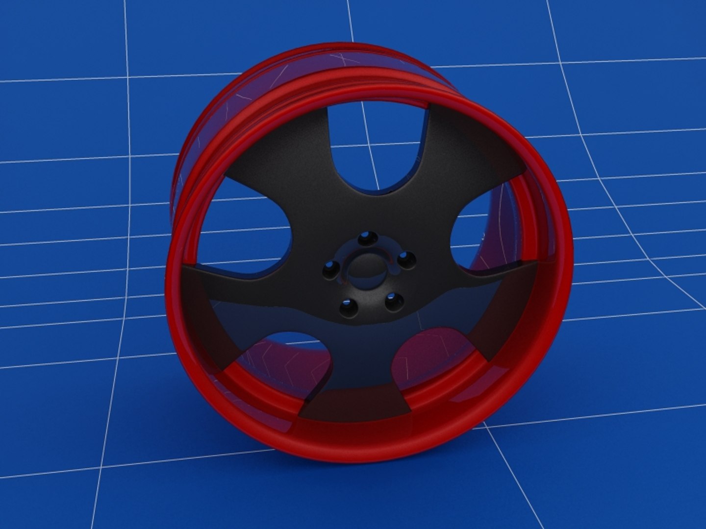 3ds max 5 car rims wheels