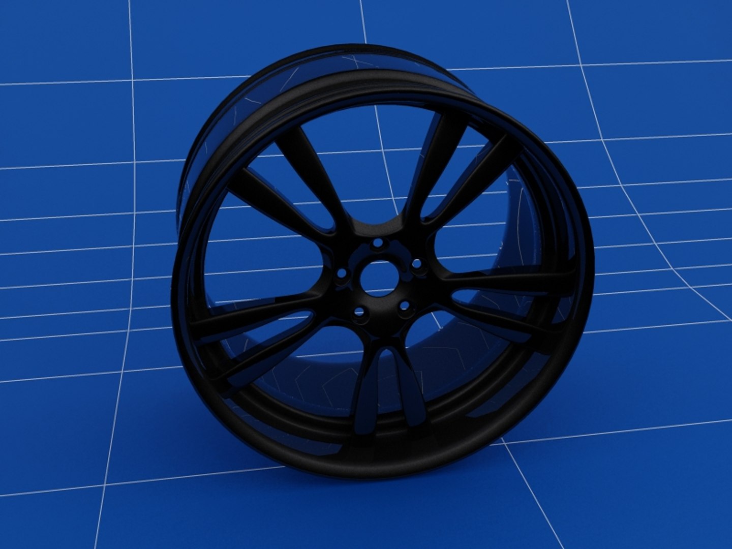 3ds max 5 car rims wheels