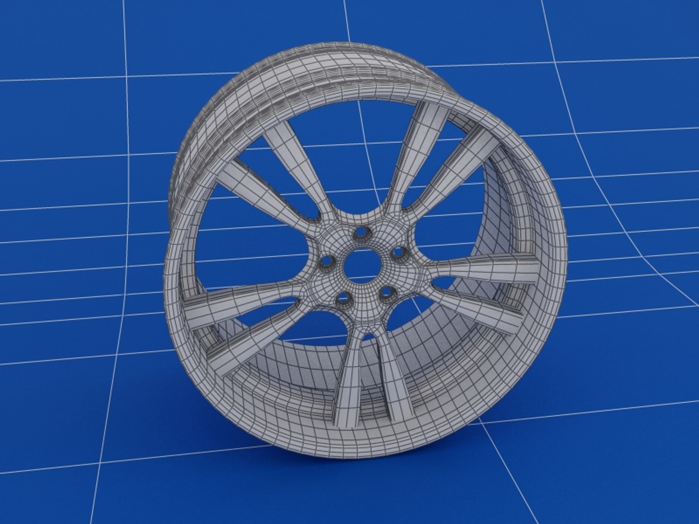 3ds max 5 car rims wheels