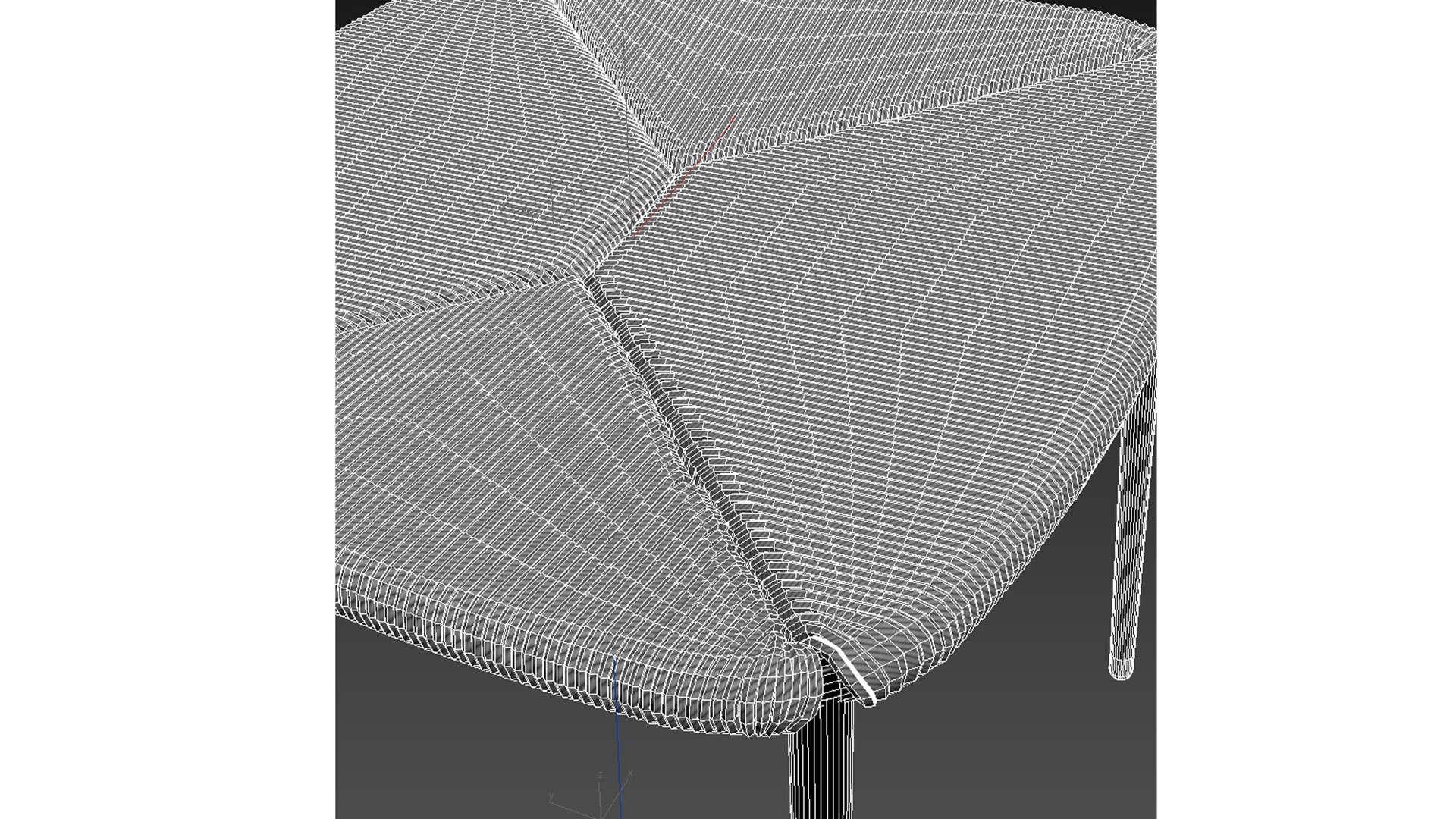 Flexform first steps black dining chair 3D model - TurboSquid 2054277