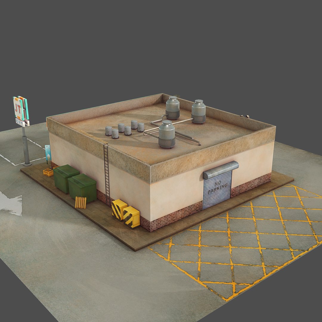 3D Convenience Store Model - TurboSquid 1747960