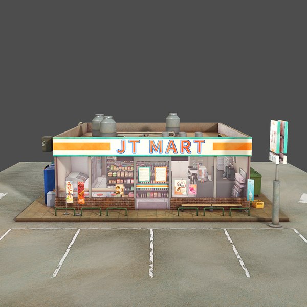 3D Convenience Store model - TurboSquid 1747960