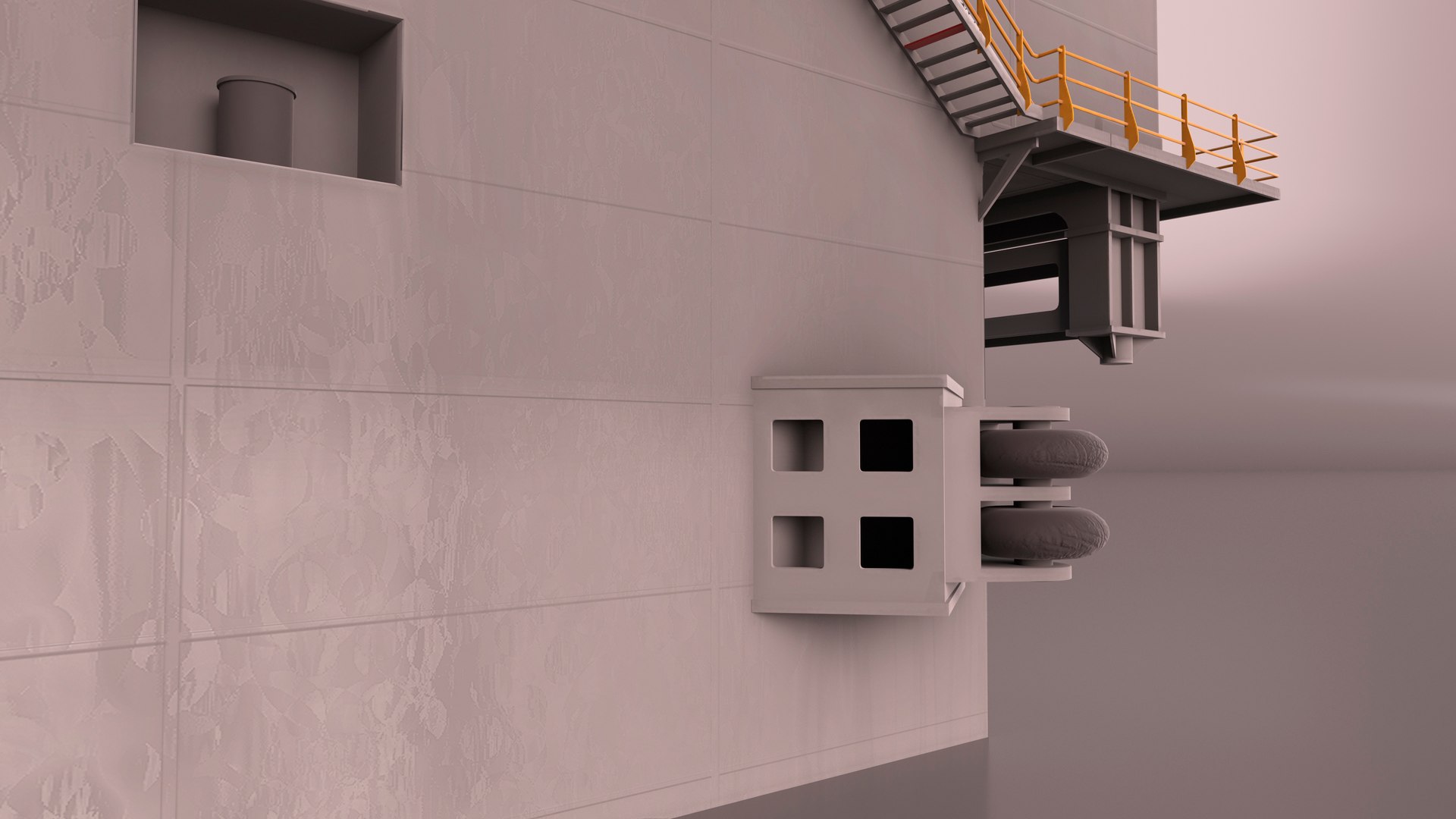 Floating Drydock model - TurboSquid 2129026