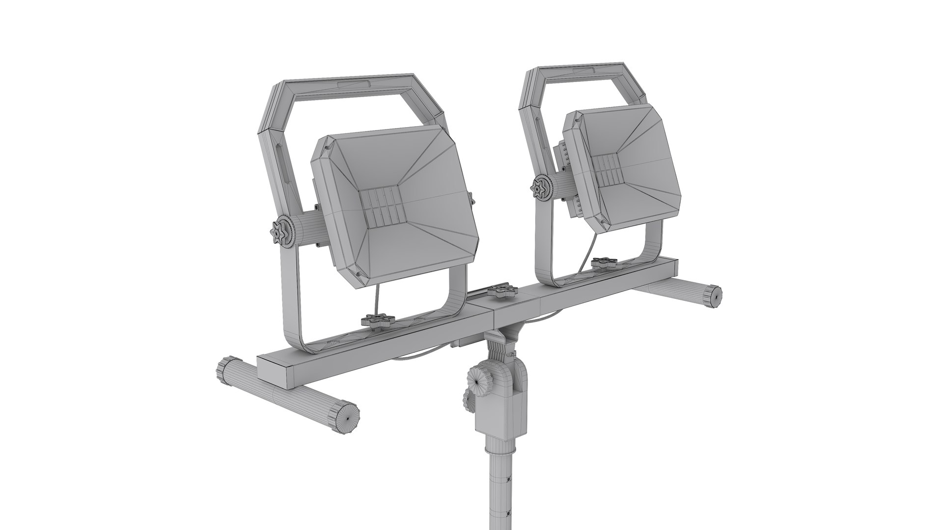 Mobile Construction Light Model - TurboSquid 2228685