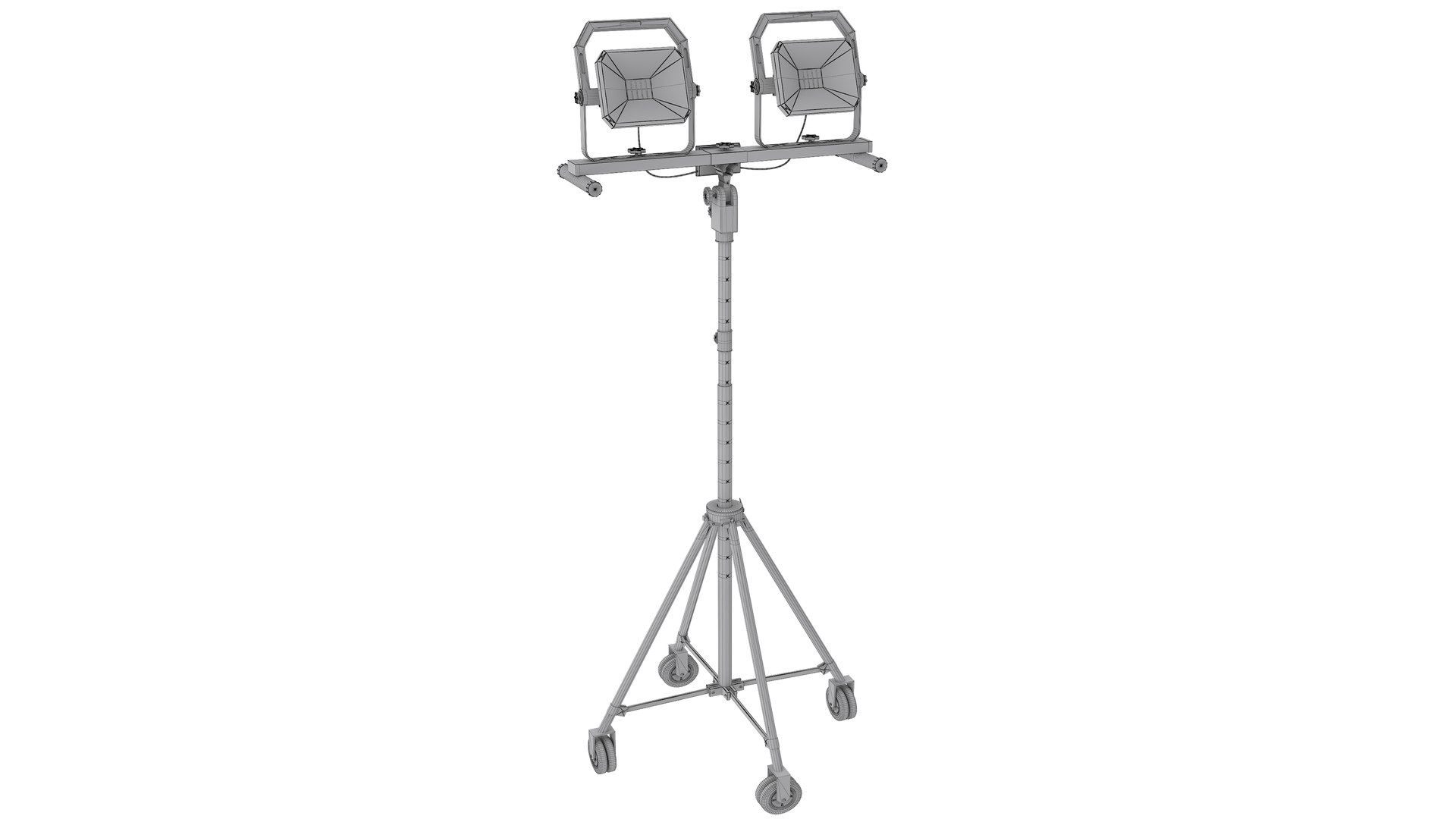 Mobile Construction Light Model - TurboSquid 2228685