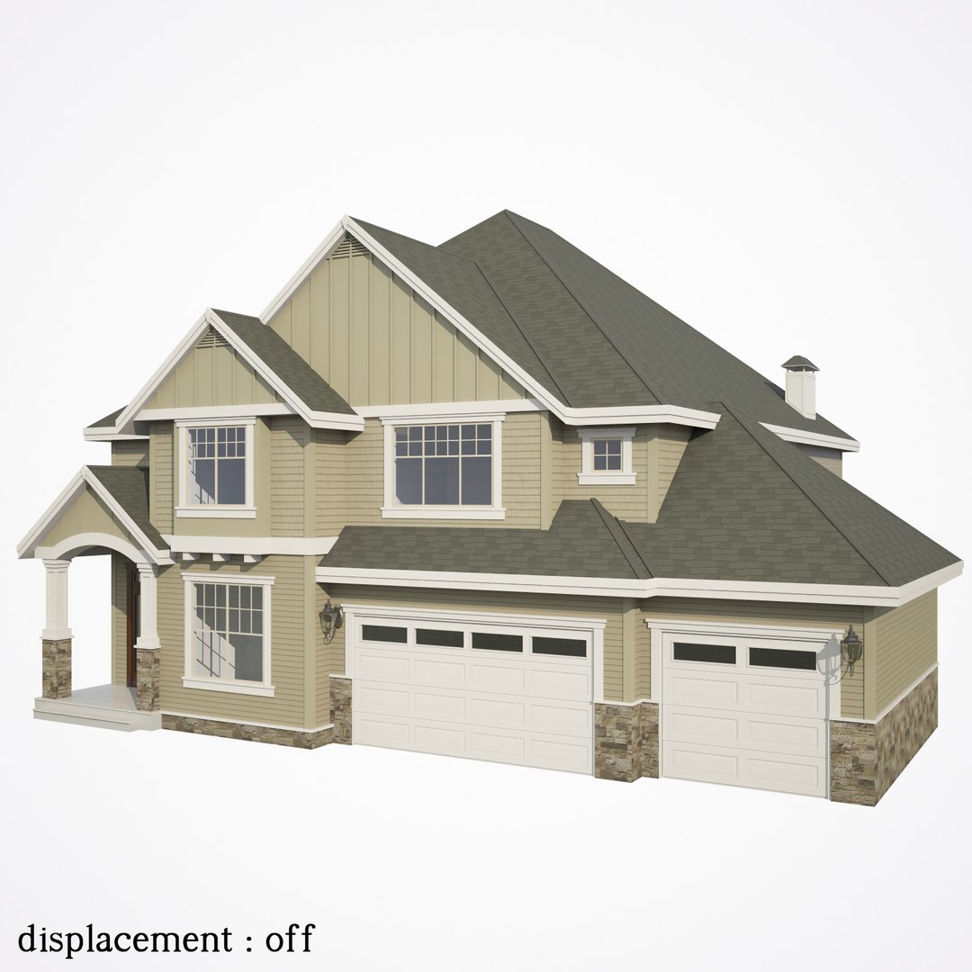 American House 3d Model