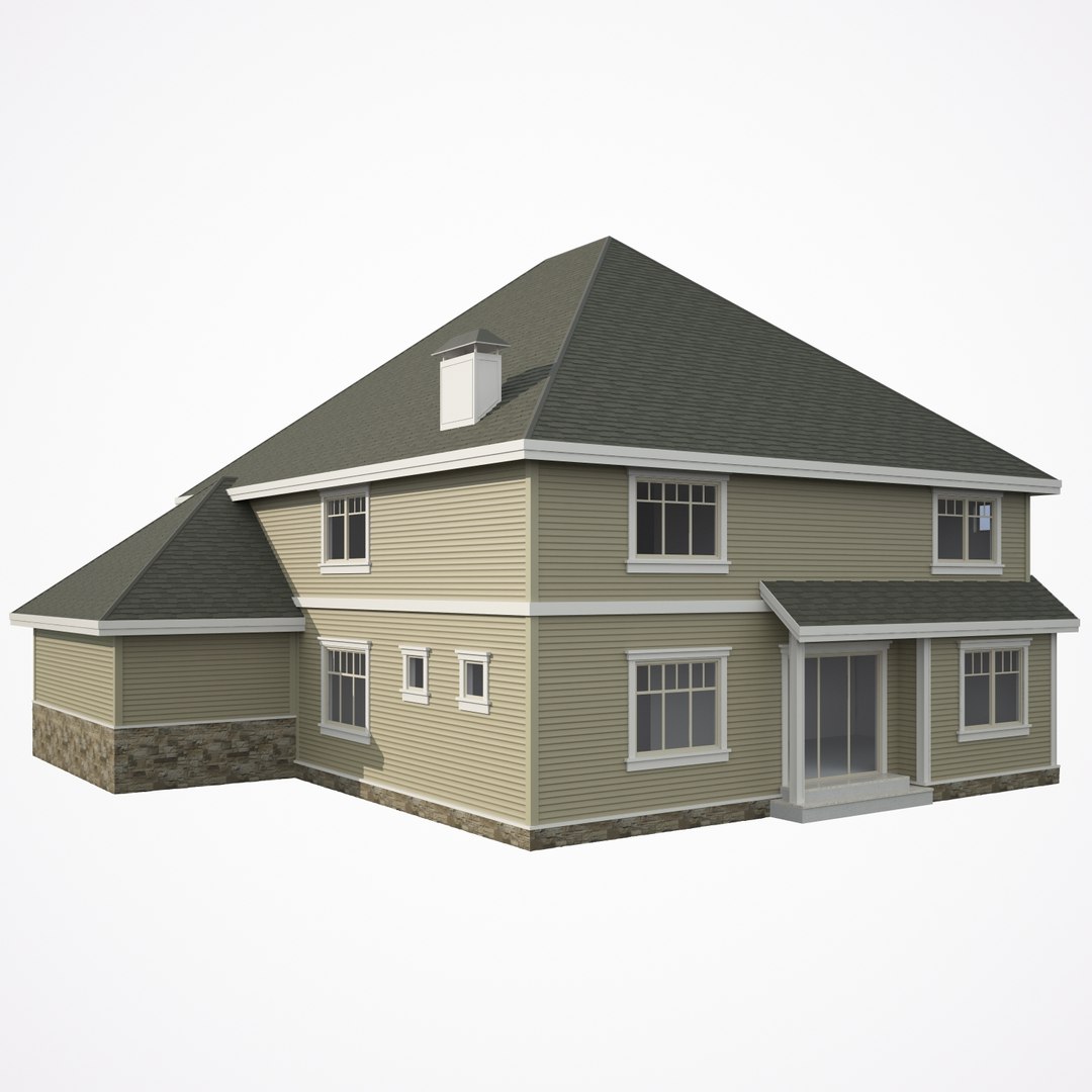 American House 3d Model