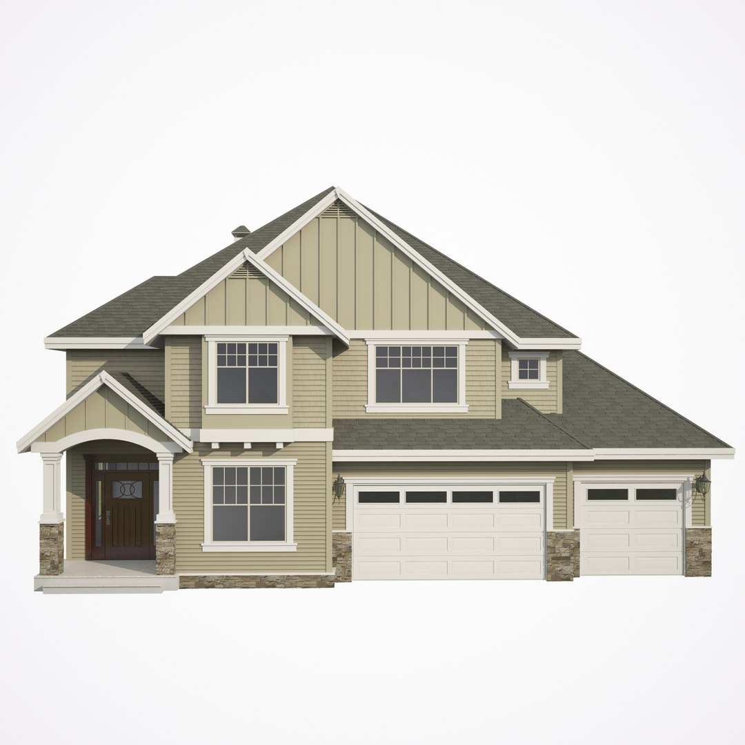 American House 3d Model