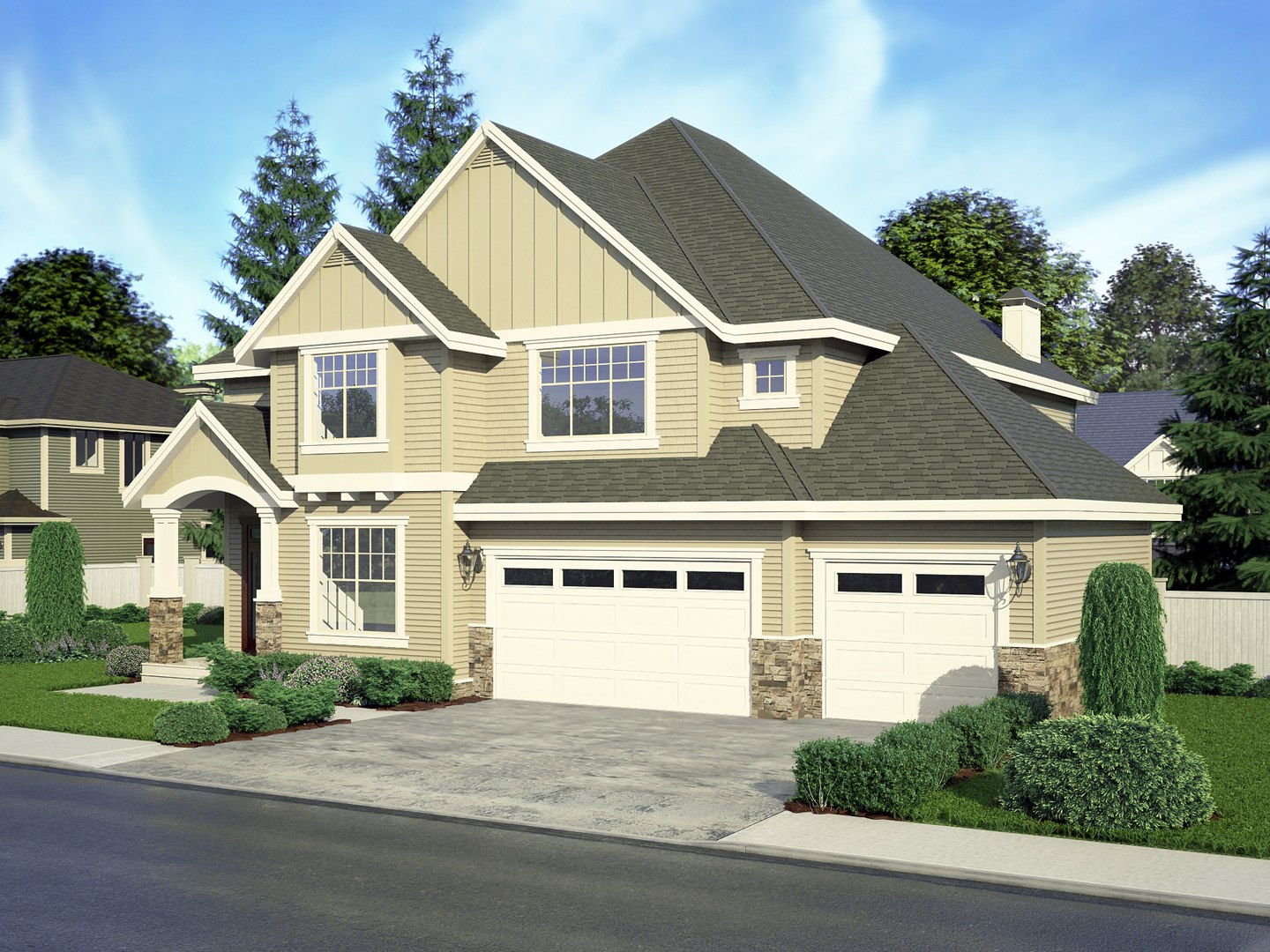 American House 3d Model