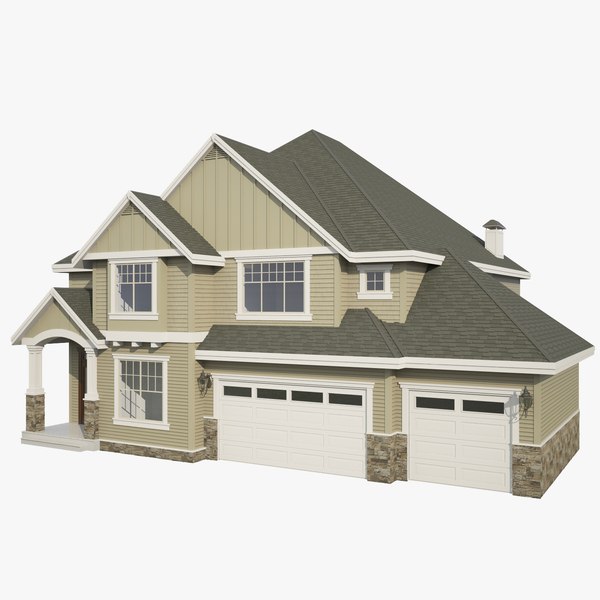 american house 3d model