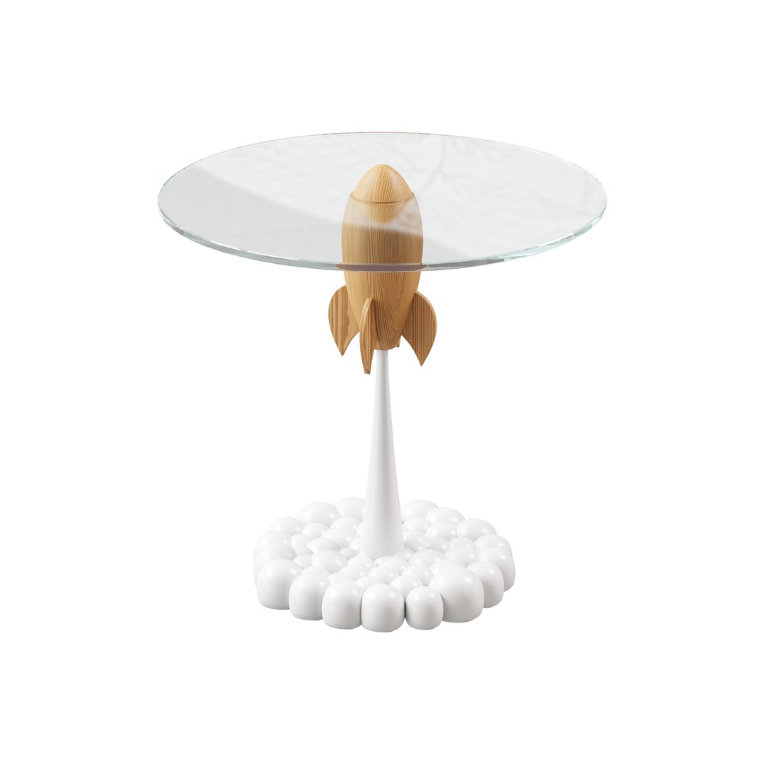 Rocket Coffee Table 3D Model - TurboSquid 2230585