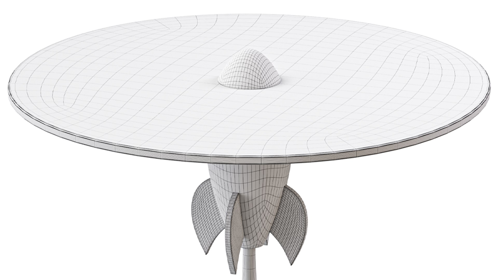 Rocket Coffee Table 3D Model - TurboSquid 2230585